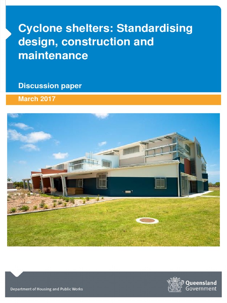 Cyclone Shelters: Standardising Design, Construction and Maintenance ...