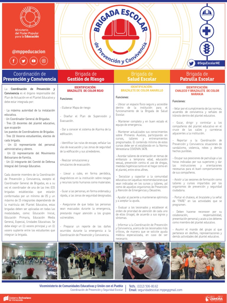 Brigada Escolar Informacion | Educación avanzada | Escuelas