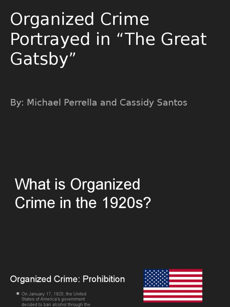 Organized Crime in The Great Gatsby | PDF | The Great Gatsby | Chicago ...