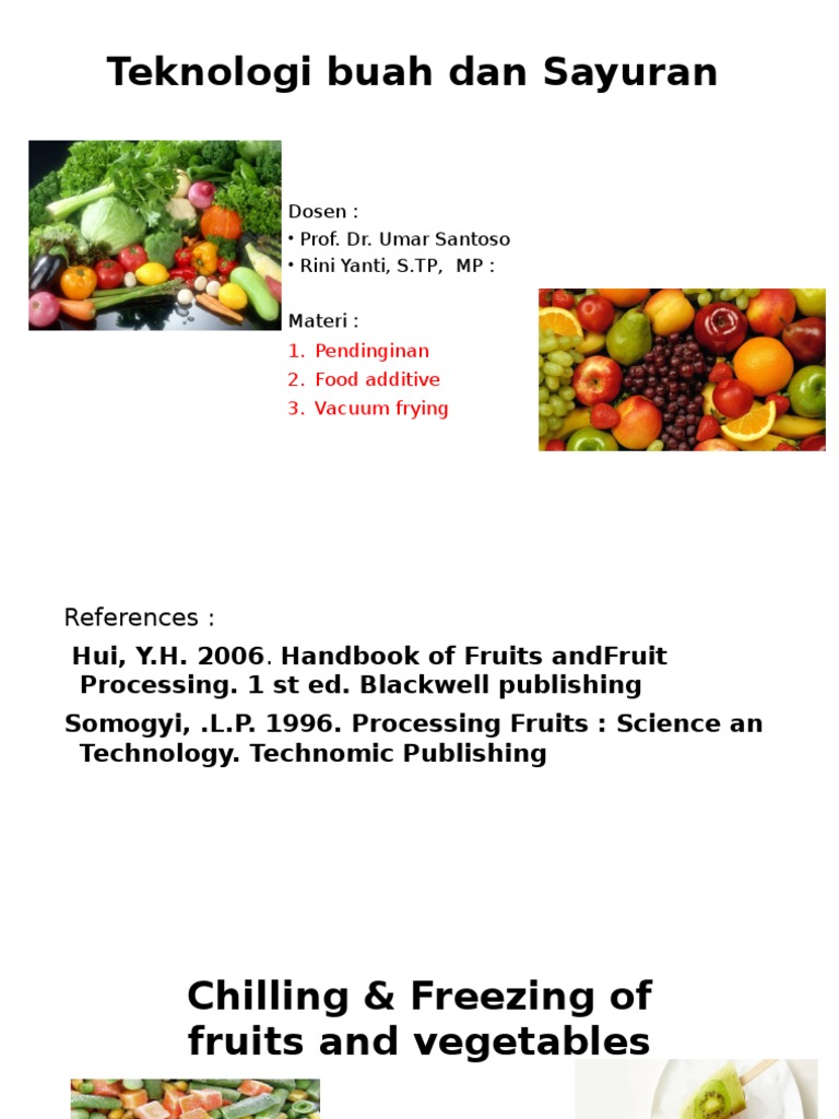 Freezing and Chilling | PDF | Freezing | Carotenoid