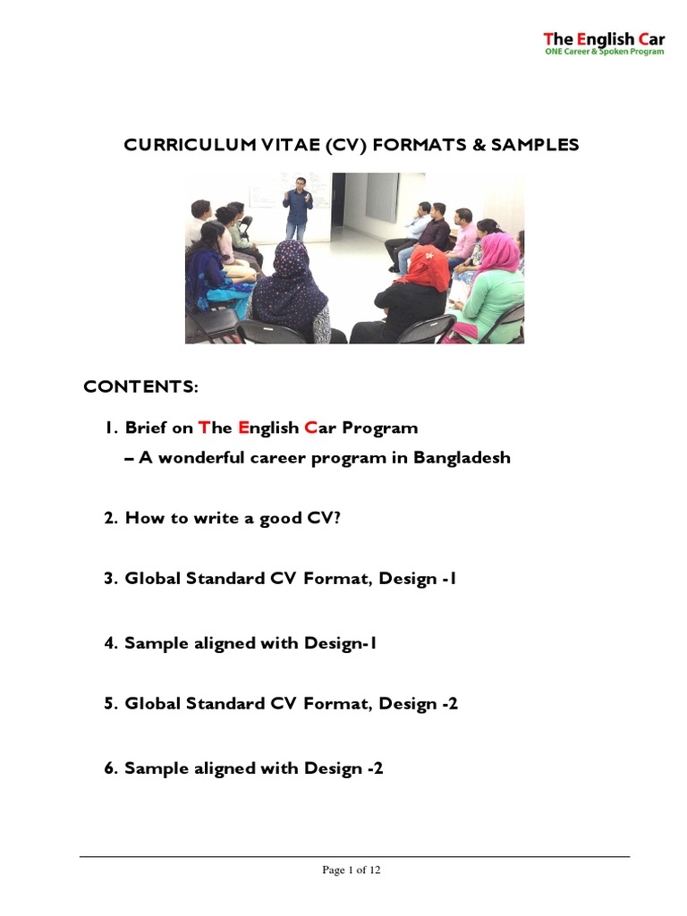 CV Formats and Writing Guide for Bangladesh | PDF | Bangladesh | Newspapers