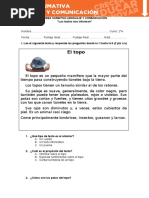 Comprensión Lectora La Rana Que Quería Ser Rana Auténtica | PDF ...