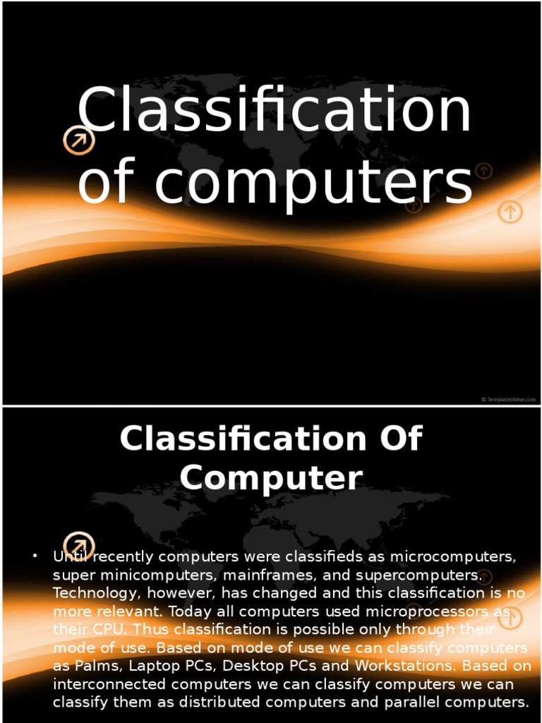 Classification of Computers: An Overview of How Technology Has Changed ...