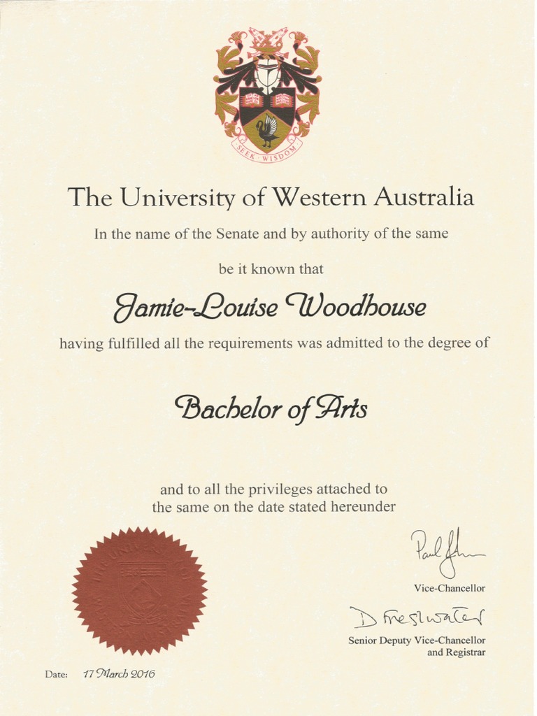 Uwa Ba Certificate | PDF