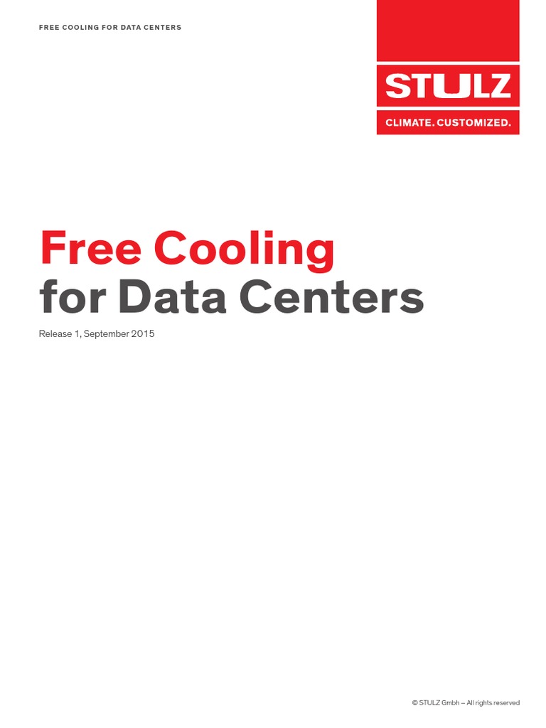 Stulz White Paper Free Cooling For Data Centers V1 PDF | PDF | Air Conditioning | Data Center