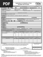 Application for ATP - BIR Form 1906 | PDF | Receipt | Invoice