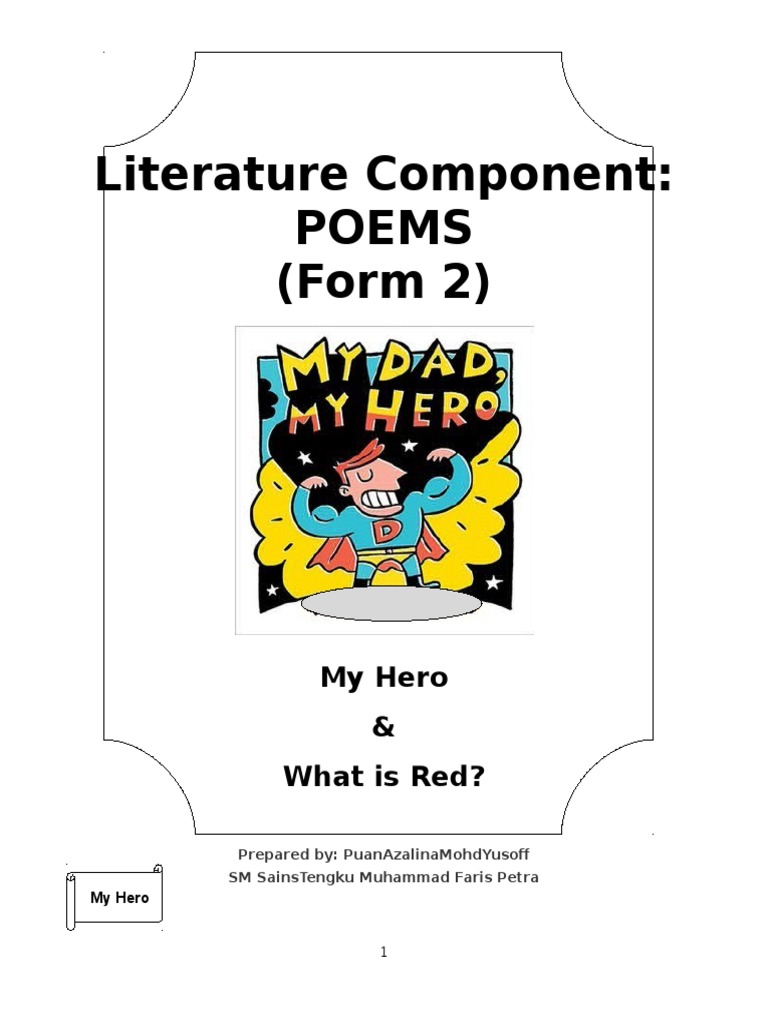 Form Two Poems With Answers | PDF | Red | Frankenstein