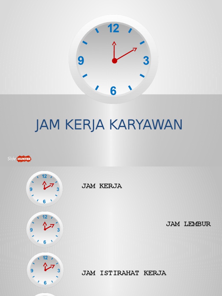 Psikologi Industri - Jam Kerja Karyawan | PDF