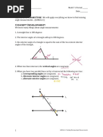 Geometry EXTRA CREDIT 1st 9 Weeks | PDF | Geometry | Mathematics