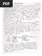 Transformer Notes PDF | PDF | Transformer | Alternating Current
