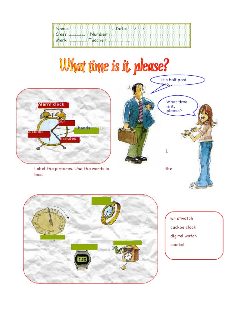 What Time Is It, Please | PDF