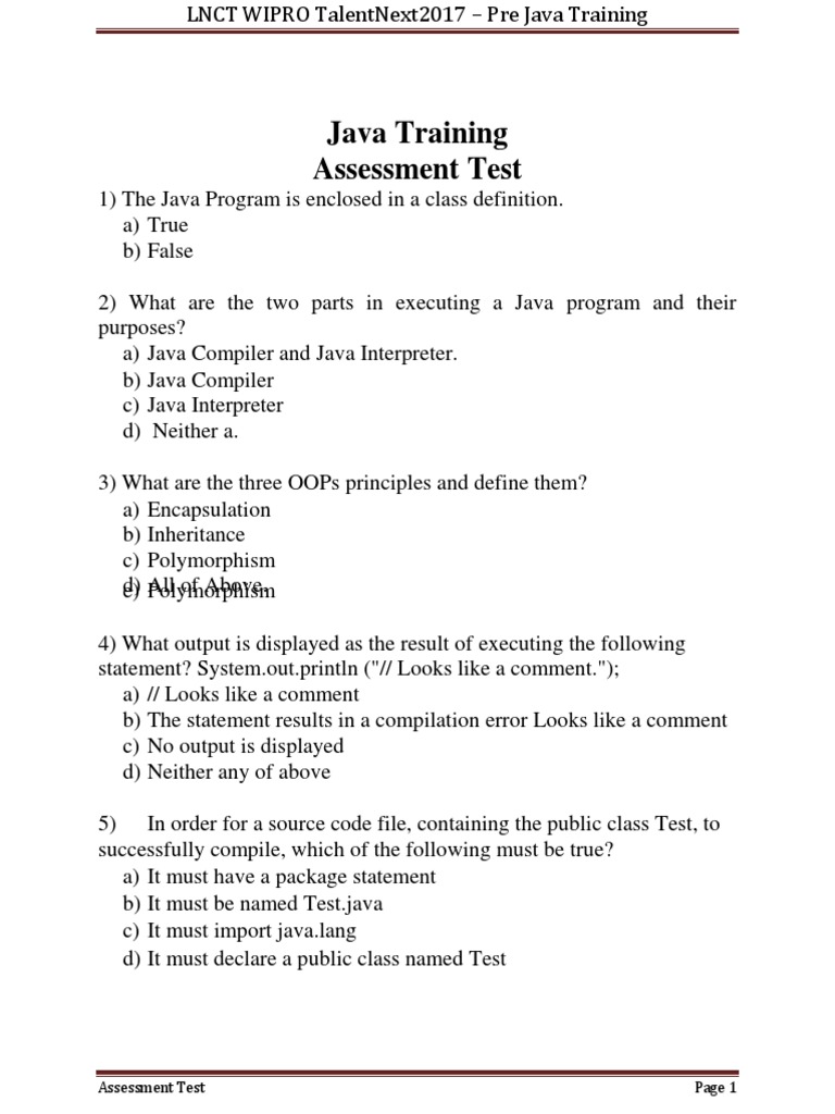 Java Mcq 21 May Pdf Pdf Class Computer Programming Method Computer Programming