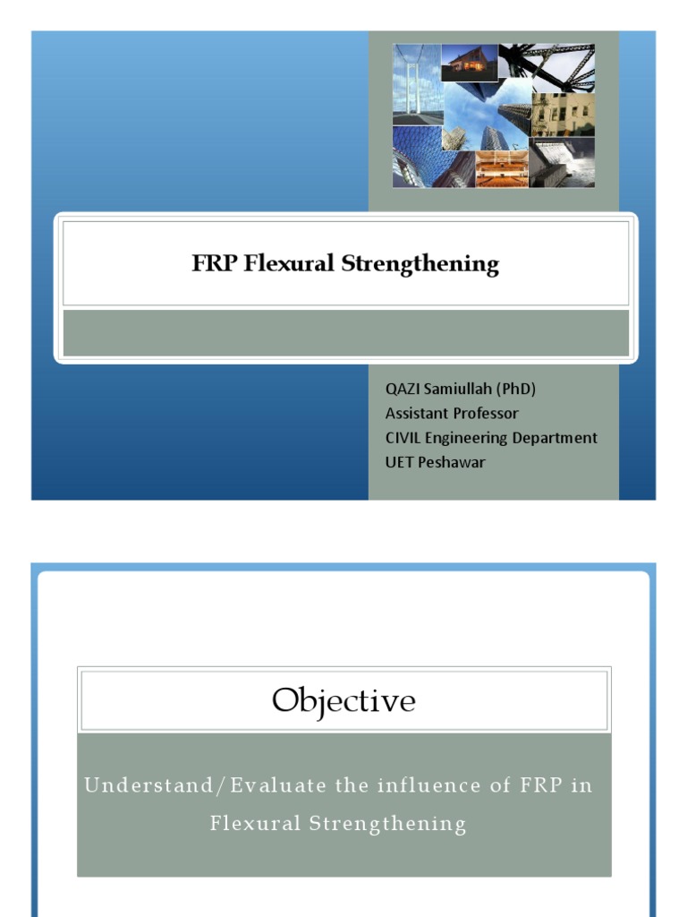 L-03 Flexural Strengthening of Structures | PDF | Fibre Reinforced Plastic | Strength Of Materials