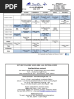 LA FITNESS Class Schedule (Print Version) - PEARL | PDF