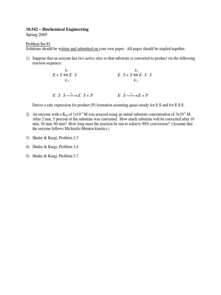 Problem Set 1 | PDF
