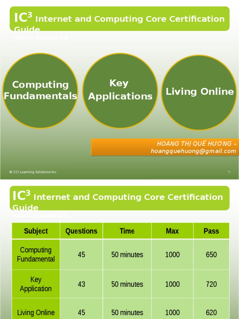IC3 Computing Fundamental - Operating Systems | PDF | Operating System | Graphical User Interfaces
