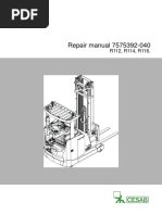 Toyota BT Reflex RRE200 Reach Forklift Reach Trucks Service Repair ...