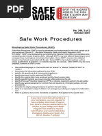 General SWP Template | PDF | Risk Assessment | Safety