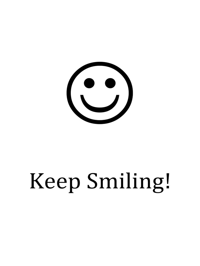 Keep Smiling | PDF
