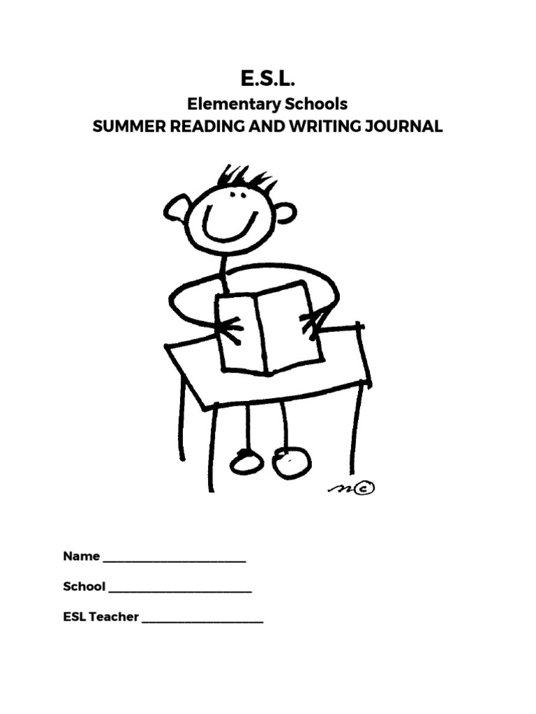 Elementary Schools Summer Reading and Writing Journal | PDF | English ...