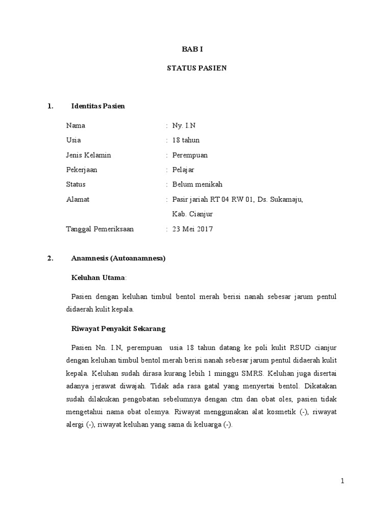 Lapkas Folikulitis | PDF