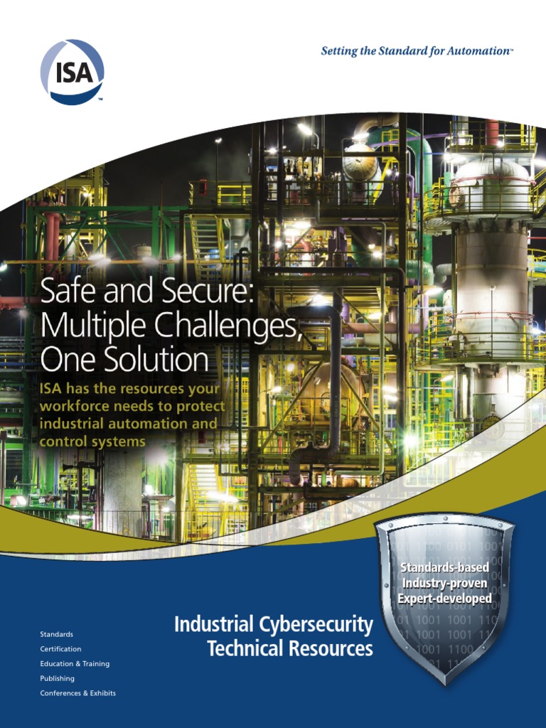 Cybersecurity Brochure With O G Cover PDF Computer Security Security