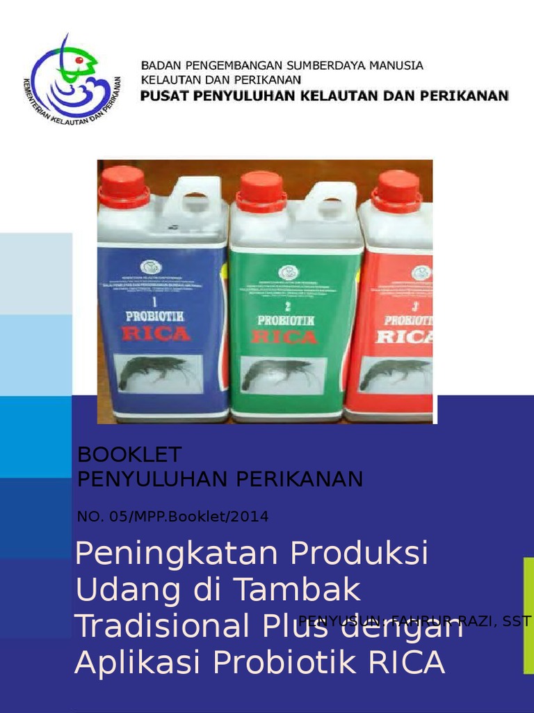 Probiotik untuk Produksi Udang Optimal | PDF