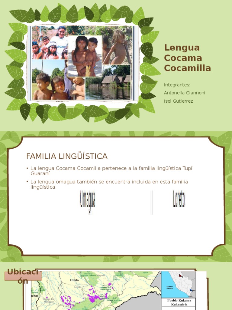 Cultura y lengua de los Cocama-Cocamilla | PDF | Idiomas | Personas