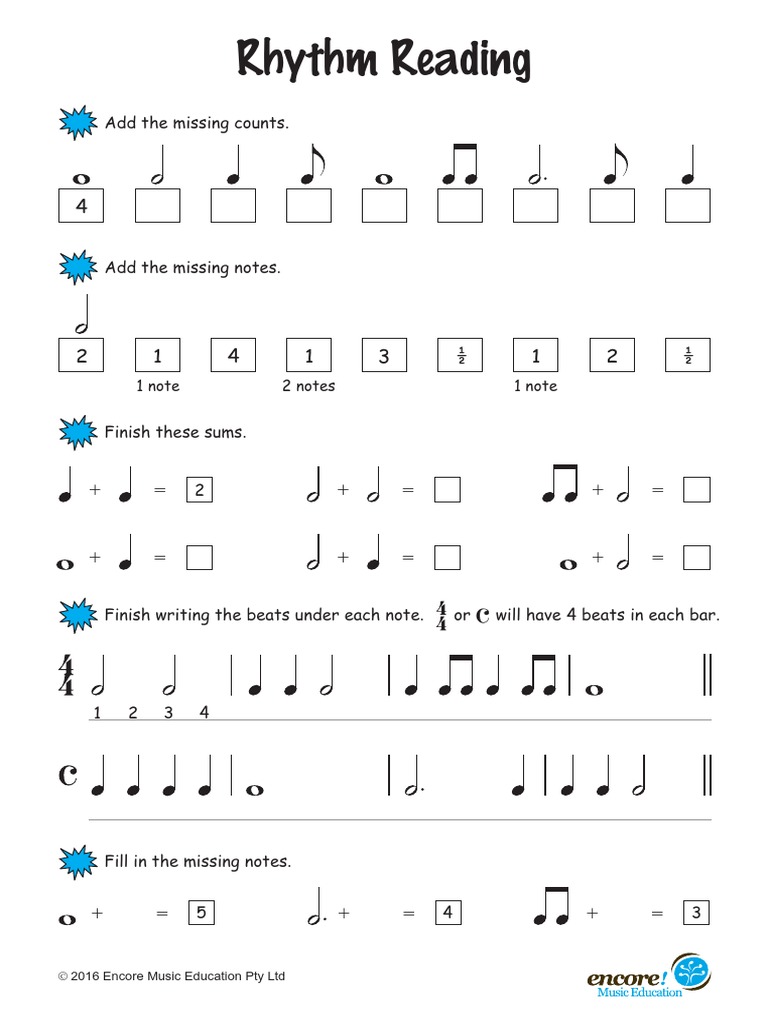 Rhythm Reading | PDF | Language Arts & Discipline | Art