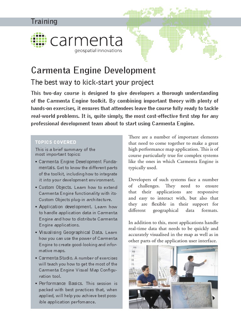 Carmenta Engine Training | PDF | Geographic Information System | Map