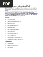 LIIP Companies in Mamplasan, Laguna | PDF | Warehouse | Business Process