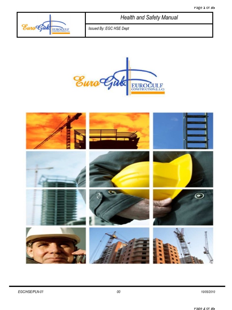 Health and Safety Manual | PDF | Science And Technology | Engineering