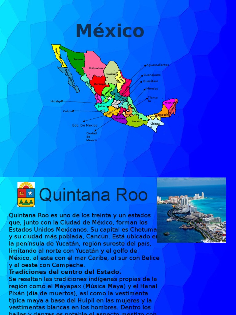Mapa Interactivo de Mexico | Descargar gratis PDF | México | Chihuahua ...