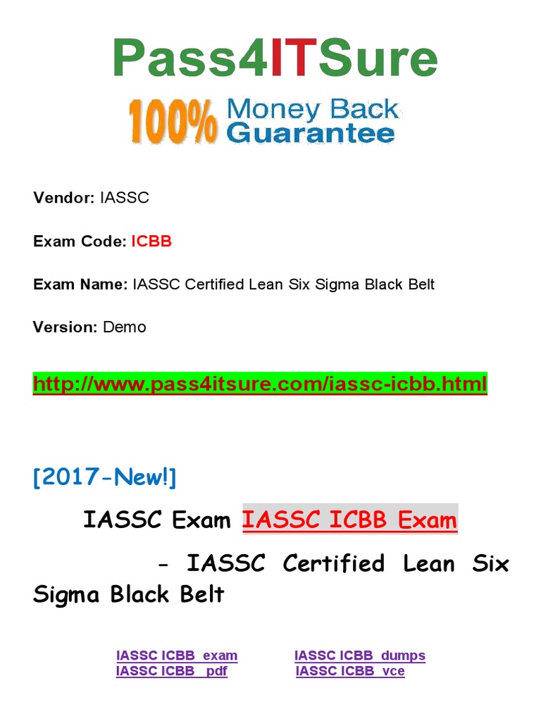 IASSC ICBB Exam Questions & Answers | PDF | Experiment | Scientific Method