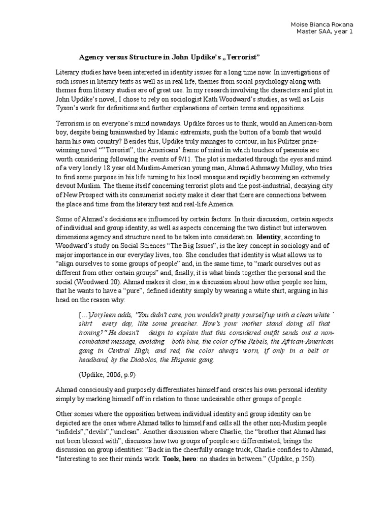 Agency Versus Structure | PDF | Sociology | Mind