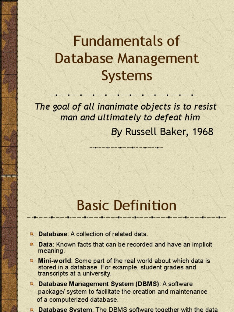 Fundamentals of Databases | Download Free PDF | Conceptual Model | Data Model