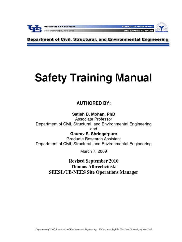 Safety Training Manual | Occupational Safety And Health | Occupational ...