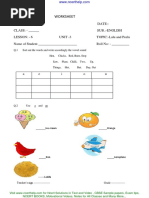 UKG English Worksheet | PDF | Social Science