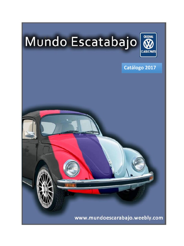 Catalogo de Piezas VW Escarabajo | PDF | Estilos de carrocería ...