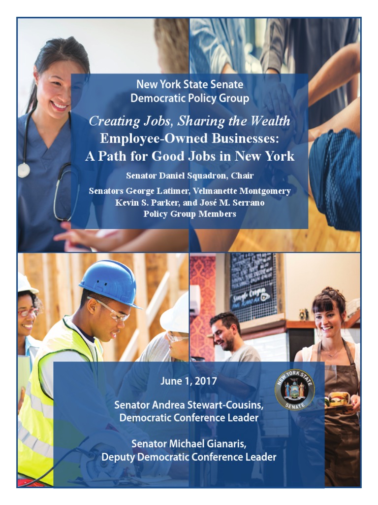 Policy Group Report Creating Jobs, Sharing The Wealth 6.1.17 | PDF ...