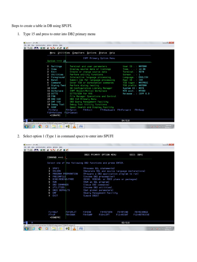 How To Create A Table and Enter Records | PDF | Software Engineering ...
