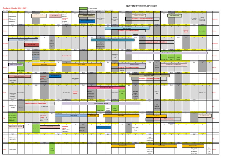 Academic Calendar 2016 2017 | PDF | Academic Term | Schools