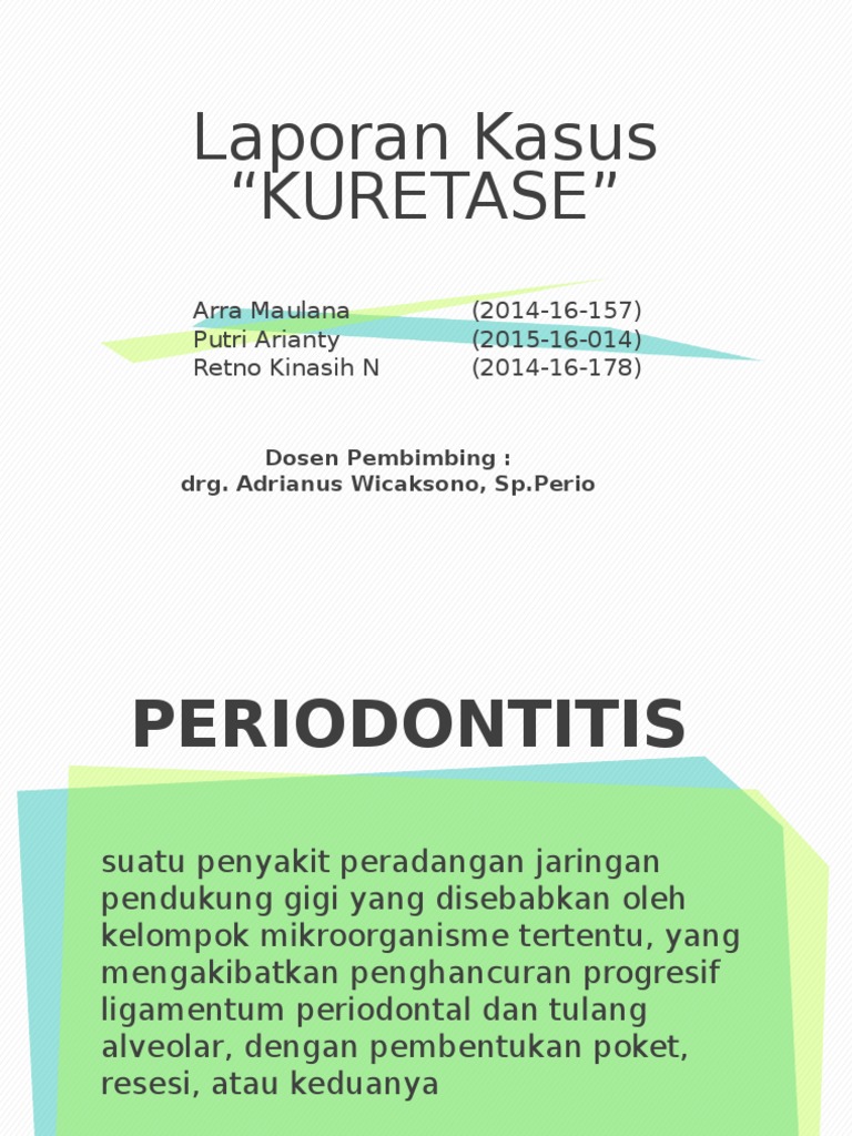 Kuretase Periodontal - Enokinasih | PDF