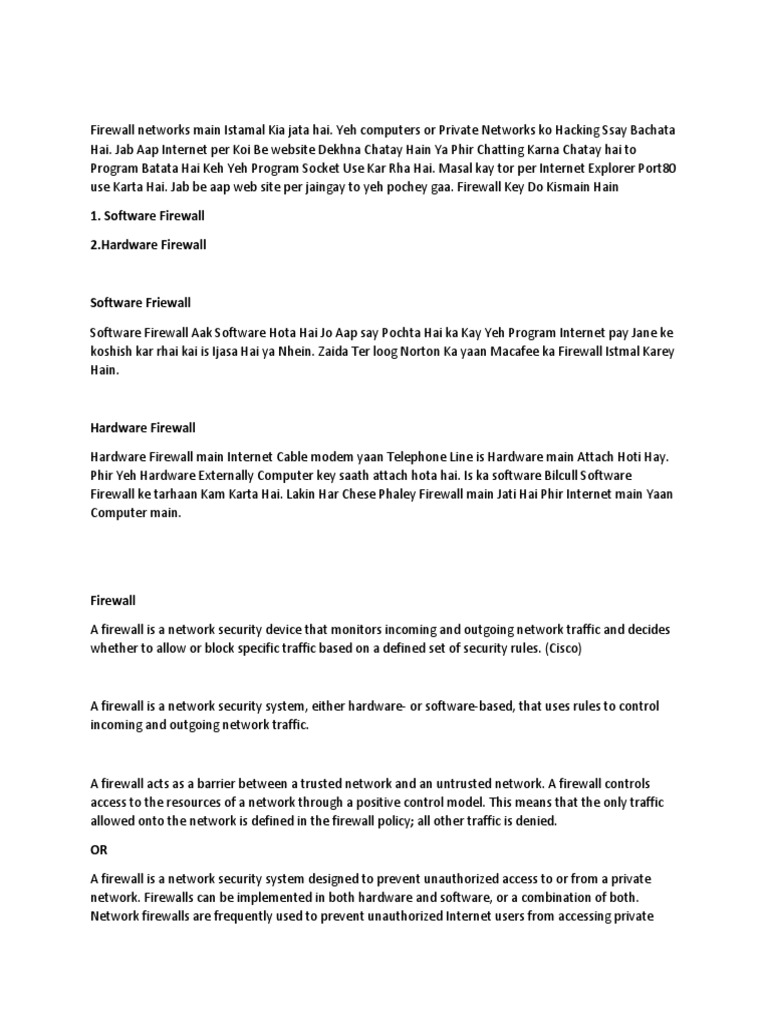 Firewall Assignment Pdf Firewall Computing Computer Network 