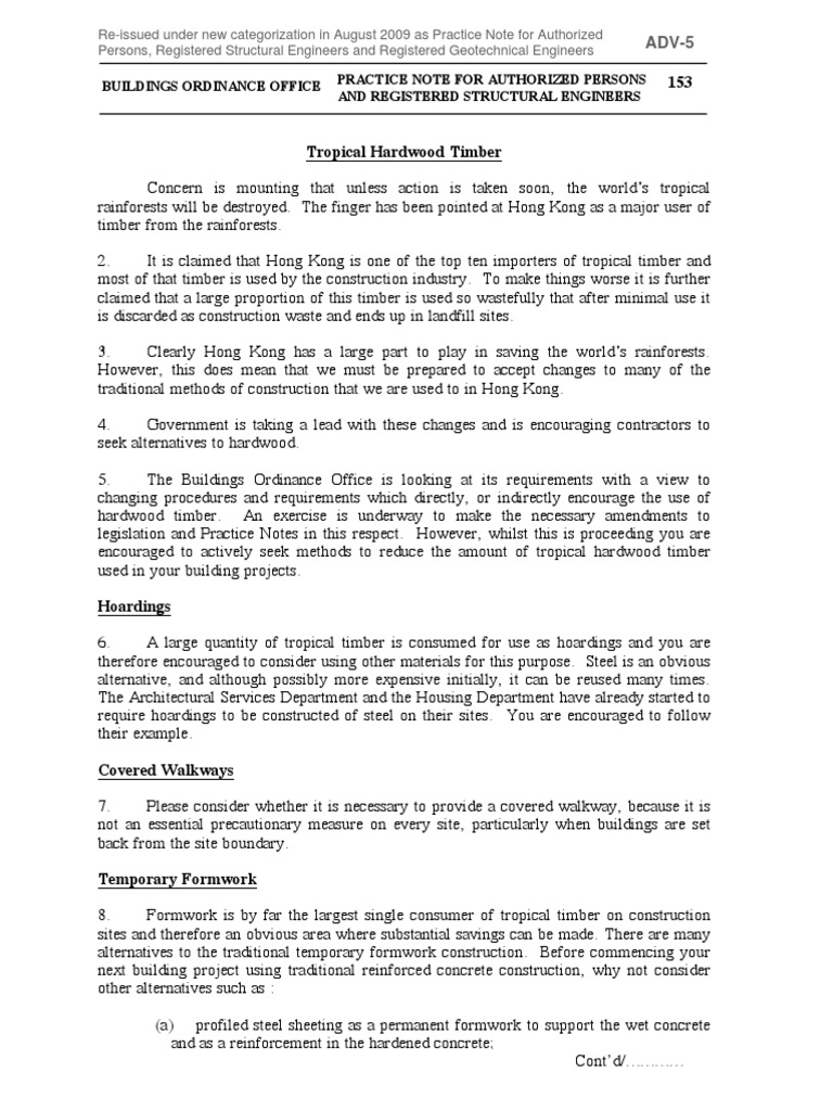 Buildings Ordinance Office Practice Note For Authorized Persons and ...