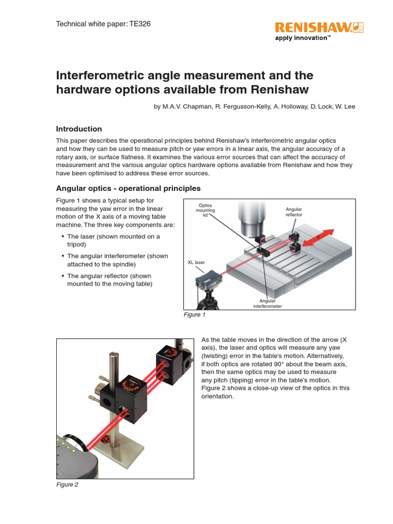 Angular Measurement | PDF | Interferometry | Rotation Around A Fixed Axis