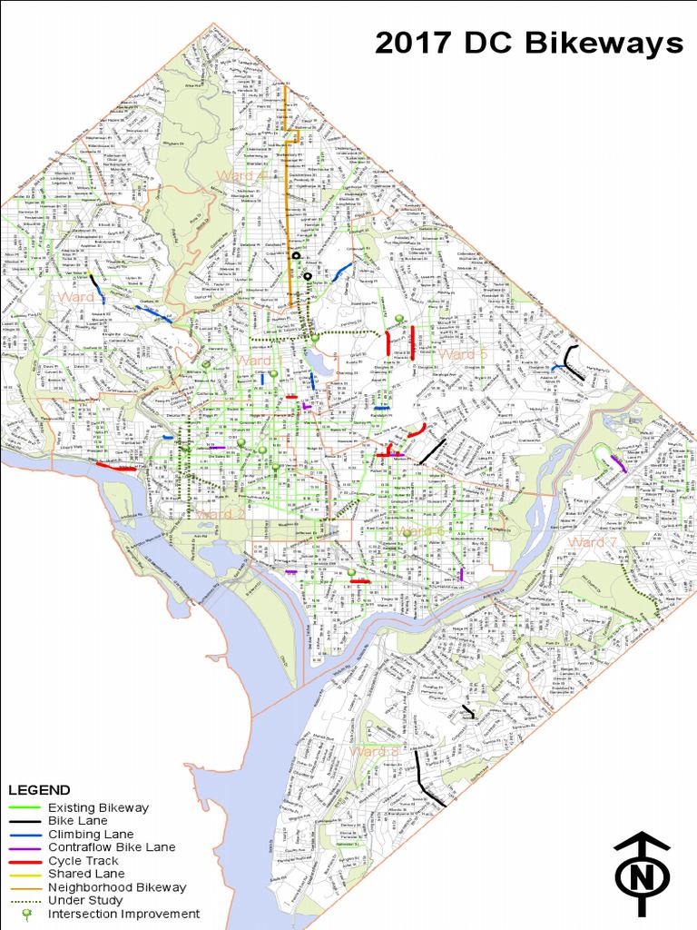 2017 DC Bikeways Map | PDF