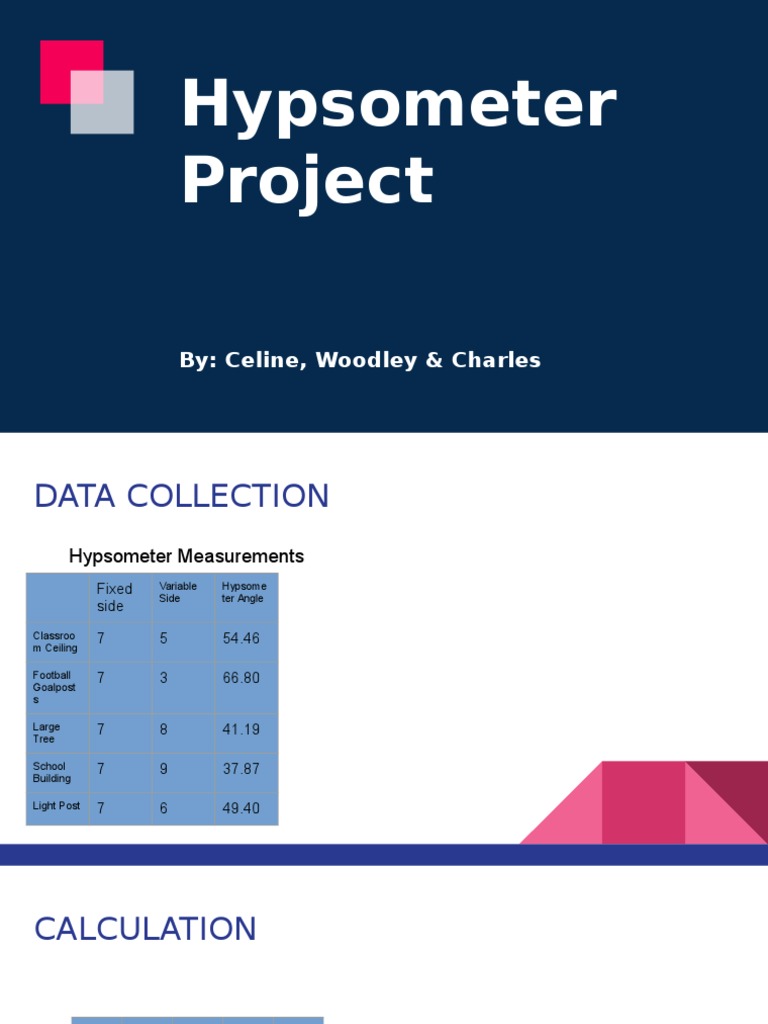 Hypsometer Project | PDF