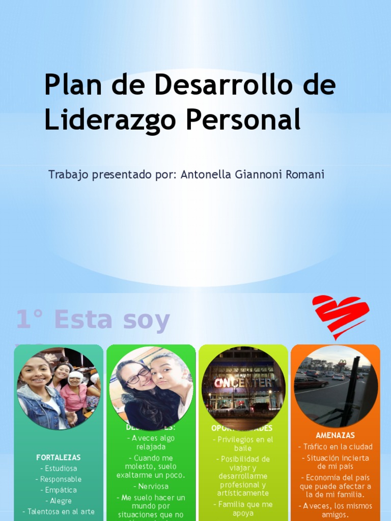 Plan de Desarrollo de Liderazgo Personal | PDF | Liderazgo | Sicología