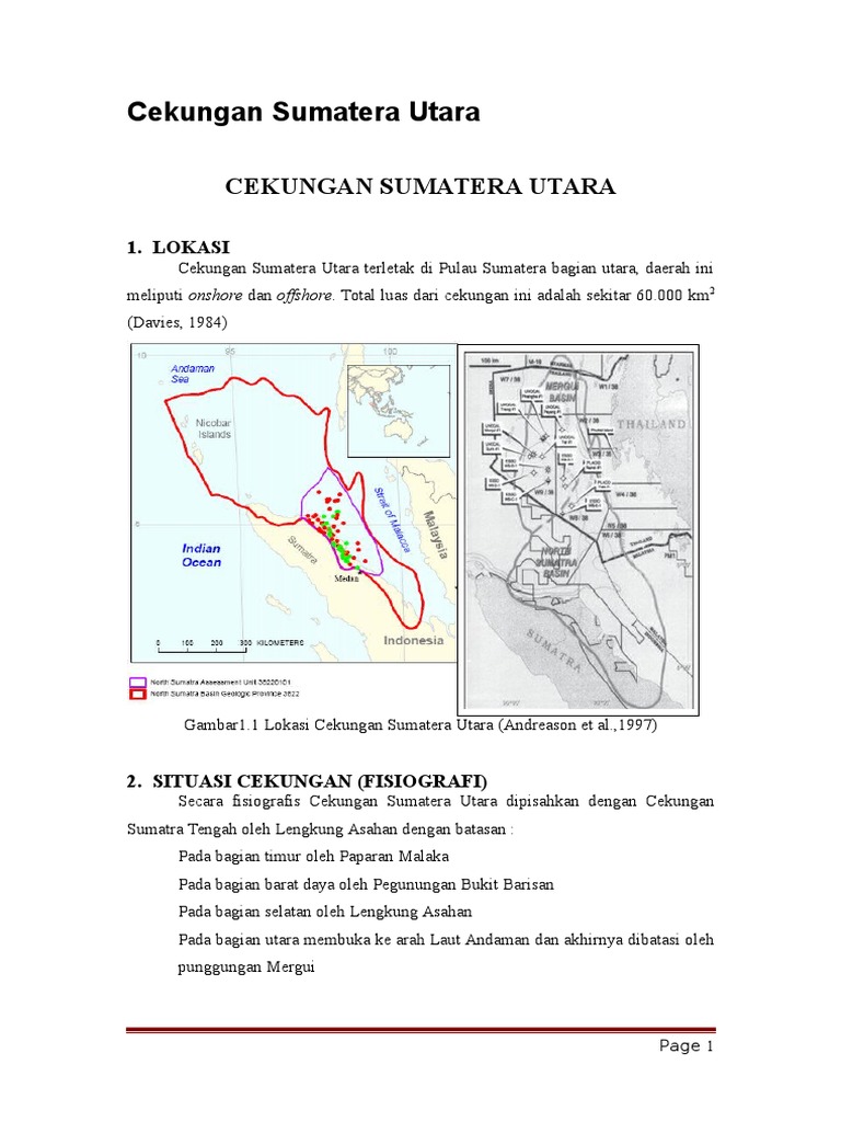Cekungan Sumatera Utara | PDF